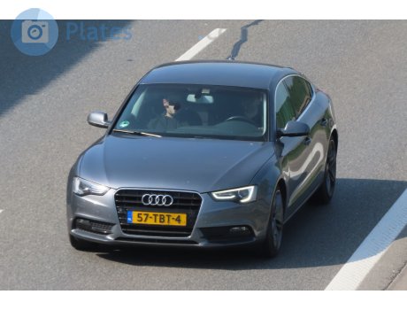 57-TBT-4, Audi A5 , License plate of the Netherlands