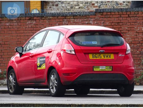 BG15 VHV, Ford Fiesta (Birmingham) License plate of the United Kingdom