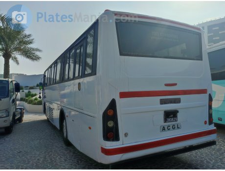 280829, Tata LP613 , License plate of Qatar