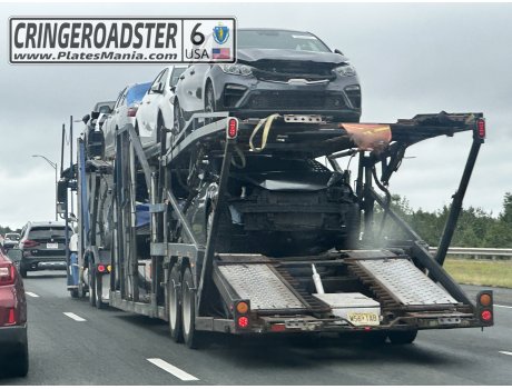 W56-TAB, (New Jersey) License plate of the USA