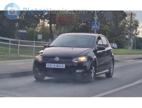 14-RRV-6, Volkswagen Polo , License plate of the Netherlands