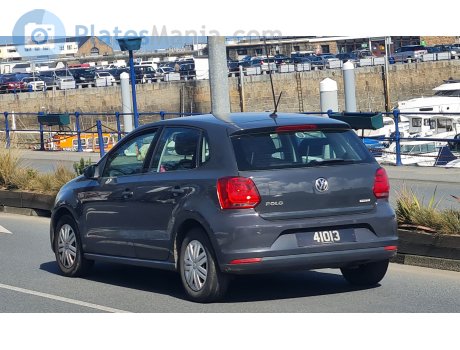 41013, Volkswagen Polo , License plate of Guernsey