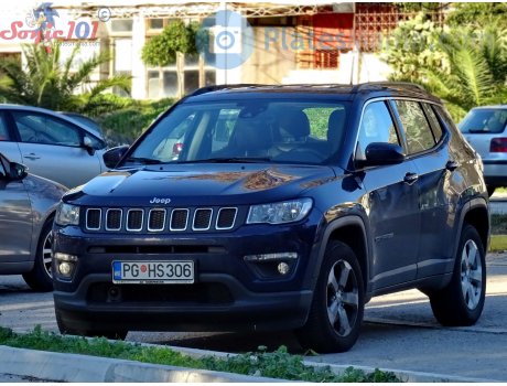 PG HS306, Jeep Compass (Podgorica) License plate of Montenegro