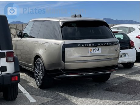 PESA, Land Rover Range Rover , License plate of Andorra