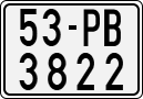 53-PB 3822, Honda Cub/Super Cub (Ho Chi Minh Municipality) License ...