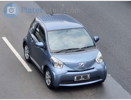 B 1 E, Toyota iQ (Jakarta, Banten (Tangerang), West Java (Bekasi, Depok ...