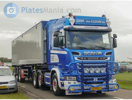 43-BRS-2, Scania R-series , License plate of the Netherlands
