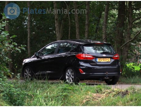 RS-501-G, Ford Fiesta , License plate of the Netherlands