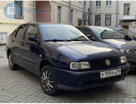 р199рн78, Volkswagen Polo (St. Petersburg City) License plate Russia