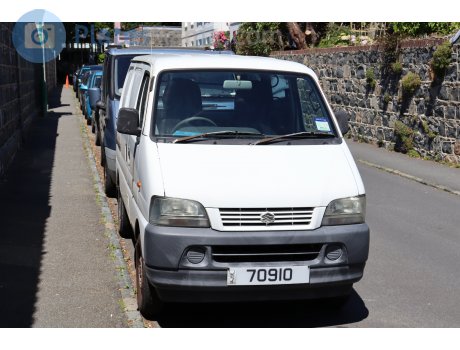 70910, Suzuki Carry , License plate of Guernsey