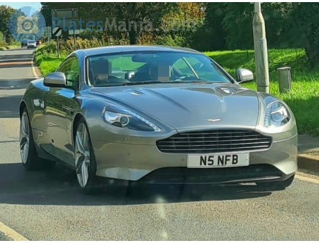 N5 NFB, Aston Martin Virage (Bristol) License plate of the United Kingdom