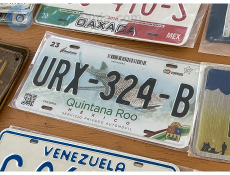 Quintana Roo License Plates Mexico Registration Plate Hi Res Stock