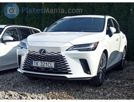 TK 321CL, Lexus RX (Kielce City) License plates of Poland