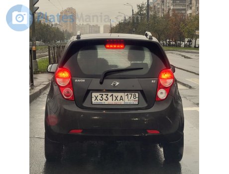 х331ха178, Ravon R2 (St. Petersburg City) License plate Russia