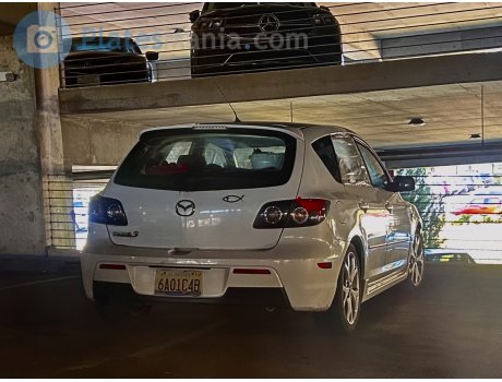 6A01C4, Mazda 3 (Alabama / Barbour) License plate of the USA