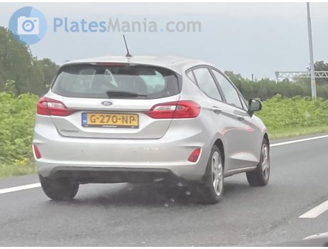 G-270-NP, Ford Fiesta , License plate of the Netherlands