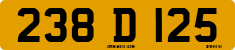 238 D 125, Land Rover Range Rover Sport (Rwanda) License plate of the ...