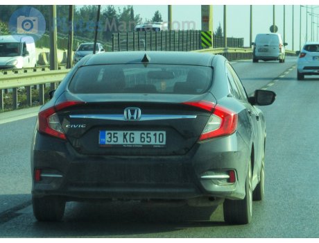 "35 KG 6510" photos Honda Civic. Turkey