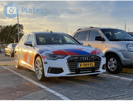 R-989-FL, Audi A6 , License plate of the Netherlands