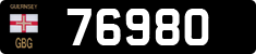76980, FIAT Multipla , License plate of Guernsey