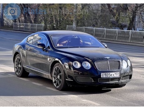 е105кх159, Bentley Continental GT (Perm Krai) License plate Russia