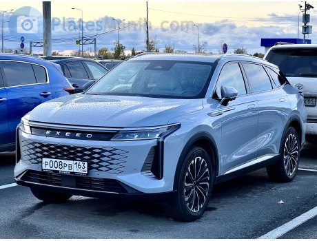 р008рв163, Exeed (CheryExeed, Xingtu) RX (Samara Oblast) License plate ...