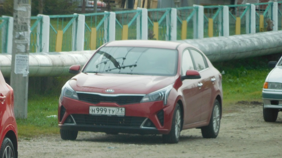 "н 999 ту 71" photos KIA Rio. Russia