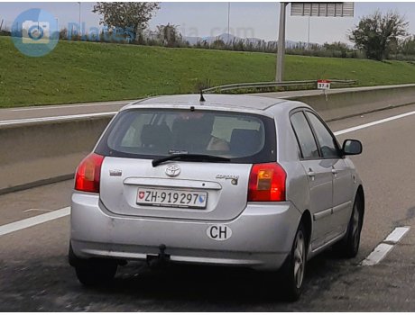 ZH 919297, Toyota Corolla (Zurich) License plate of Switzerland
