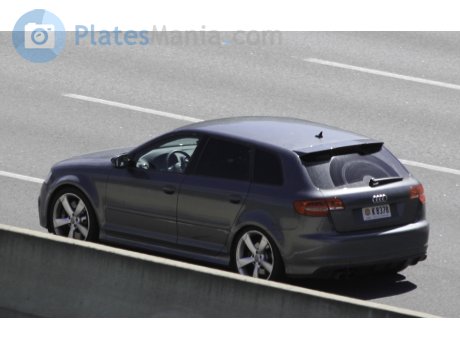 K 8378, Audi RS3 , License plate of Andorra