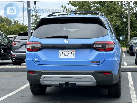 3421 18K, Honda Pilot (California) License plate of the USA