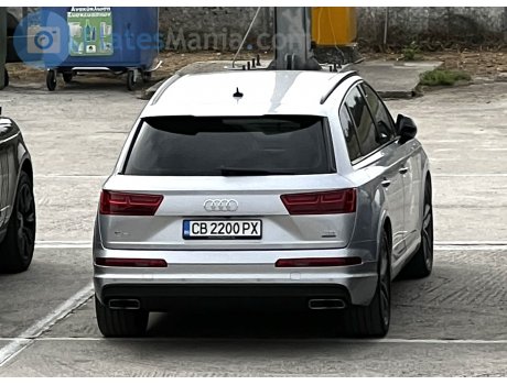 CB 2200 PX, Audi Q7 (Sofia City) License plate of Bulgaria