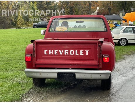 7127617, Chevrolet C/K-series (New York) License plate of the USA