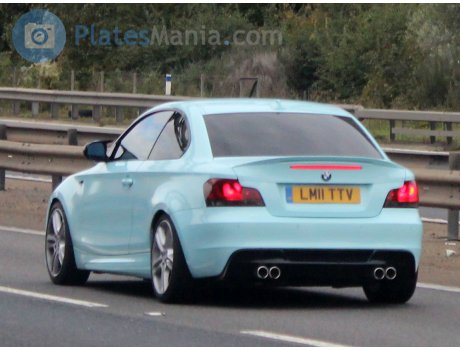 LM11 TTV, BMW 1 Series (Borehamwood (Stanmore)) License plate of the ...