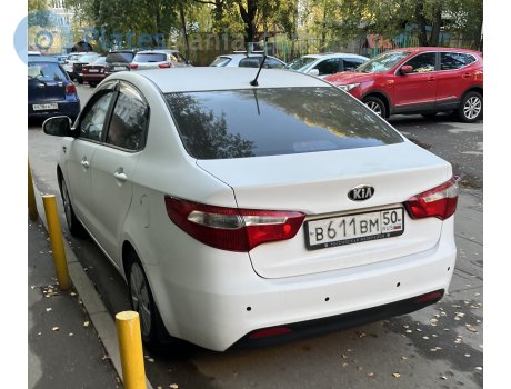 в611вм50, Kia Rio (Moscow Oblast) License plate Russia