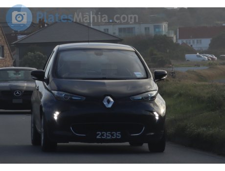 23535, Renault Zoe , License plate of Guernsey