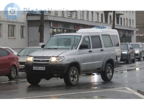 е600уе69, UAZ 3163 Patriot (Tver Oblast) License plate Russia