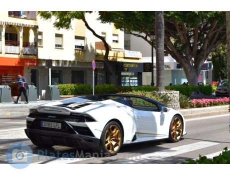 3163 LFL, Lamborghini Huracán , License plates of Spain