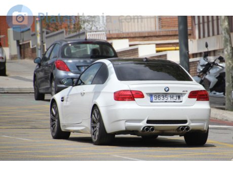 9635 HJW, BMW M3 , License plates of Spain