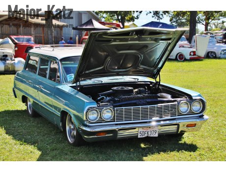 5DFK379, Chevrolet Impala (California) License plate of the USA