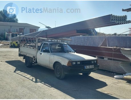 38 ED 024, Ford Otosan P100 (Kayseri) License plate of Turkey