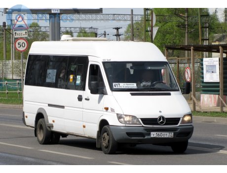 у160от77, Mercedes-Benz Sprinter (Moscow City) License plate Russia