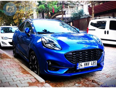 34 HNV 485, Ford Puma (İstanbul) License plate of Turkey
