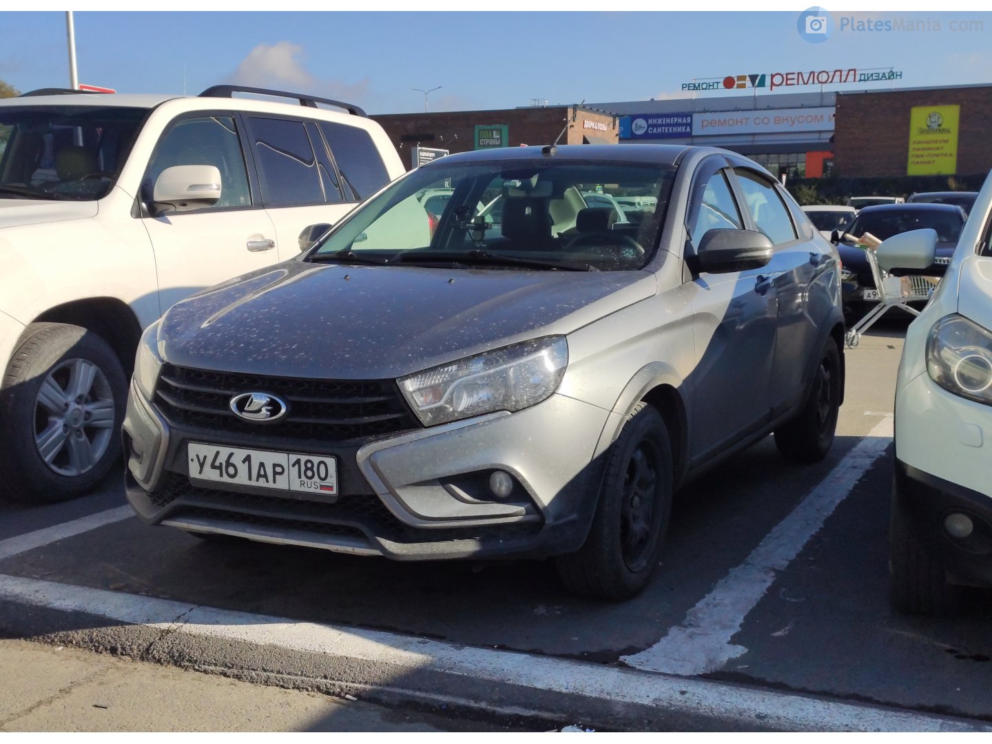"у 461 ар 180" photos Lada (VAZ) Vesta. Russia