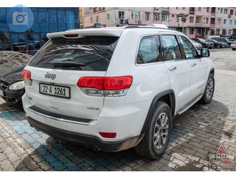 22 A 1261, Jeep Grand Cherokee (Erbil Governorate) License plate of Iraq