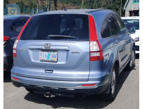 516 EWW, Honda CR-V (Oregon) License plate of the USA