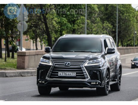 а776аа77, Lexus LX (Moscow City) License plate Russia