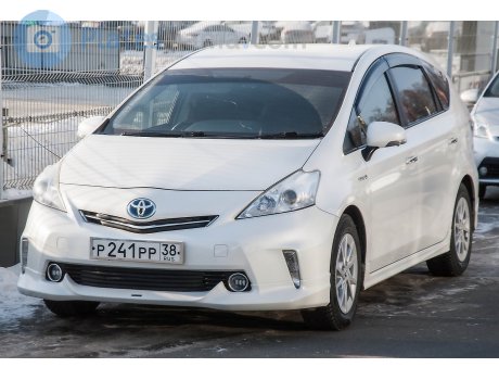 р241рр38, Toyota Prius (Irkutsk Oblast) License plate Russia