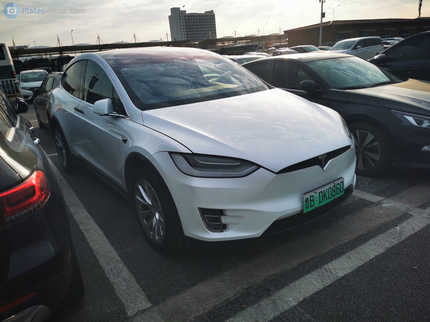 "鲁B·DK0860" photos Tesla Model X. China