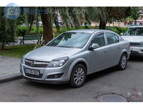 53 DD 887, Opel Astra (Rize) License plate of Turkey