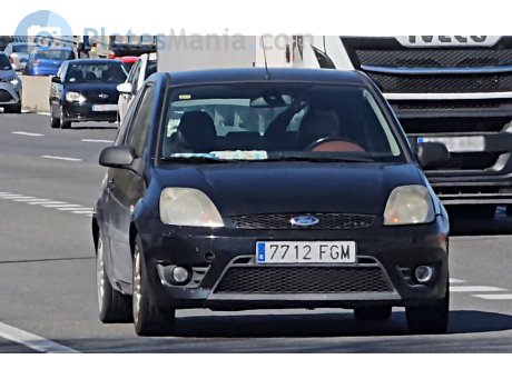 7712 FGM, Ford Fiesta , License plates of Spain